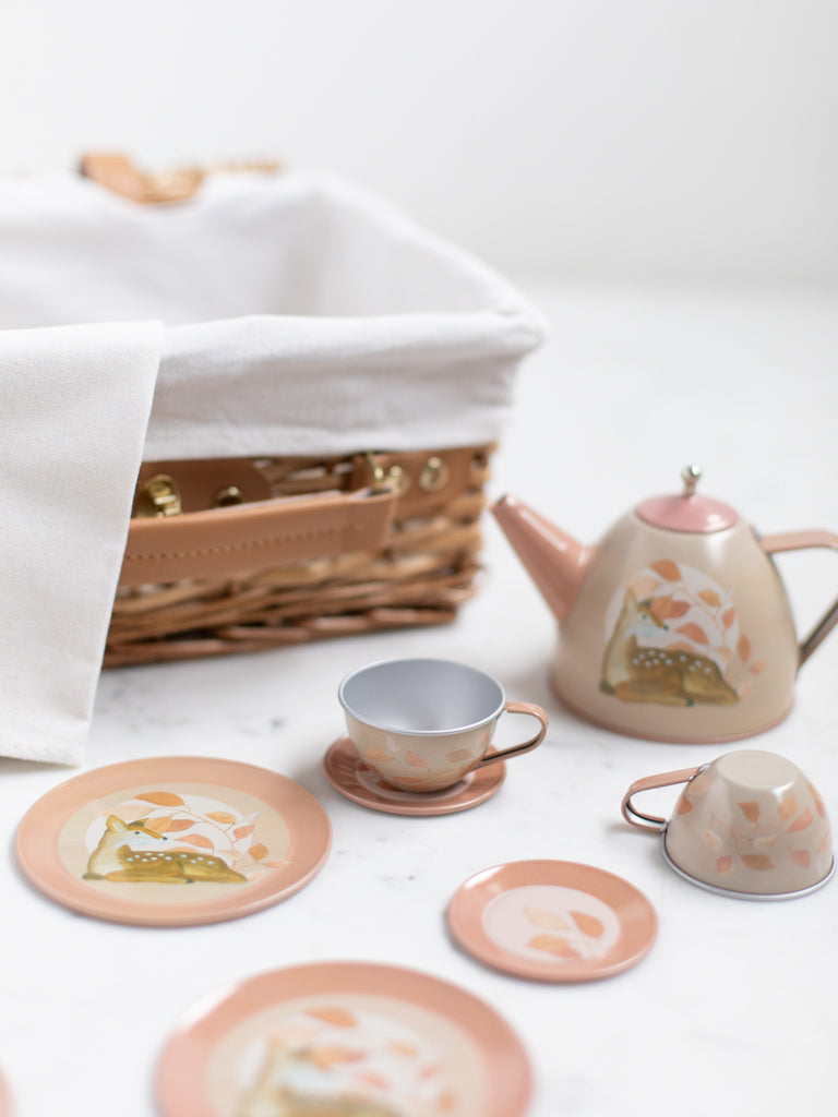 Fawn Tin Tea Set – Heirloom Art Co.