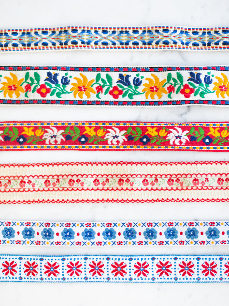 Jacquard Woven Trim Ribbon – Heirloom Art Co.