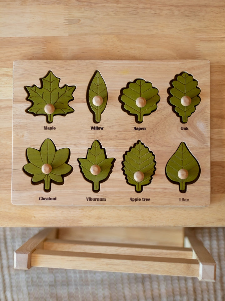 Montessori Leaf Puzzle – Heirloom Art Co.