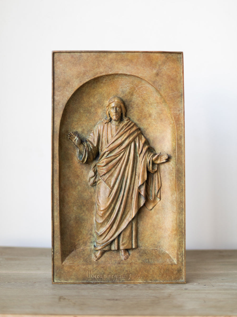 Reproduction Relief of Christ from the 1900 Oberammergau Passion Play ...