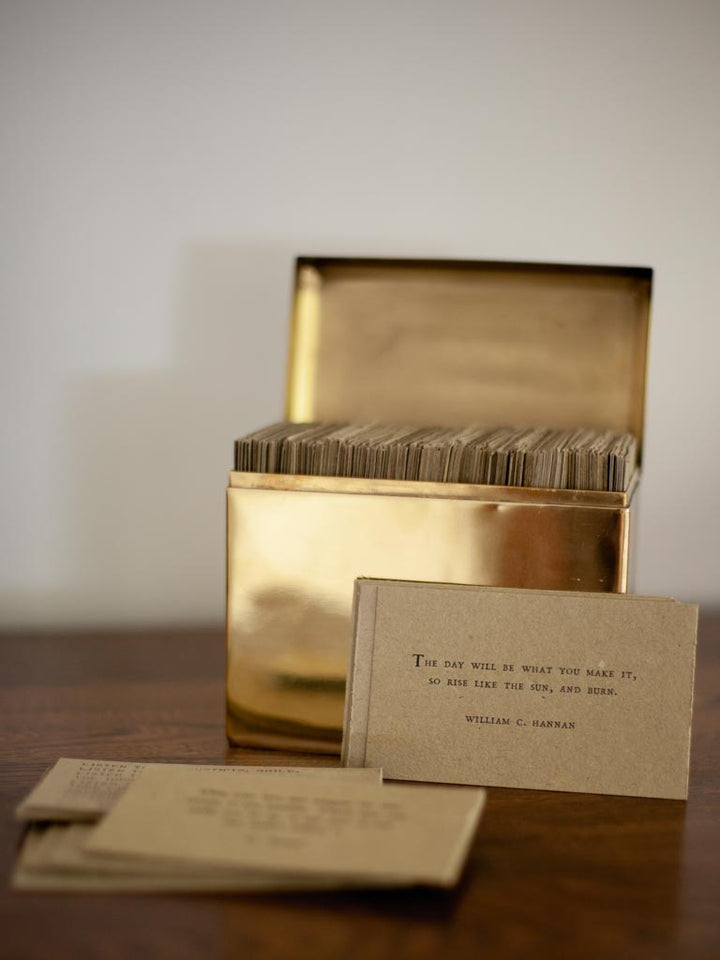 Gathered Thoughts Quote Cards – Heirloom Art Co.