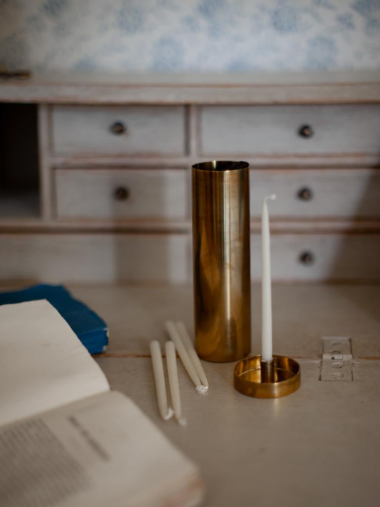 Brass Sanctuary Candle Holder – Heirloom Art Co.