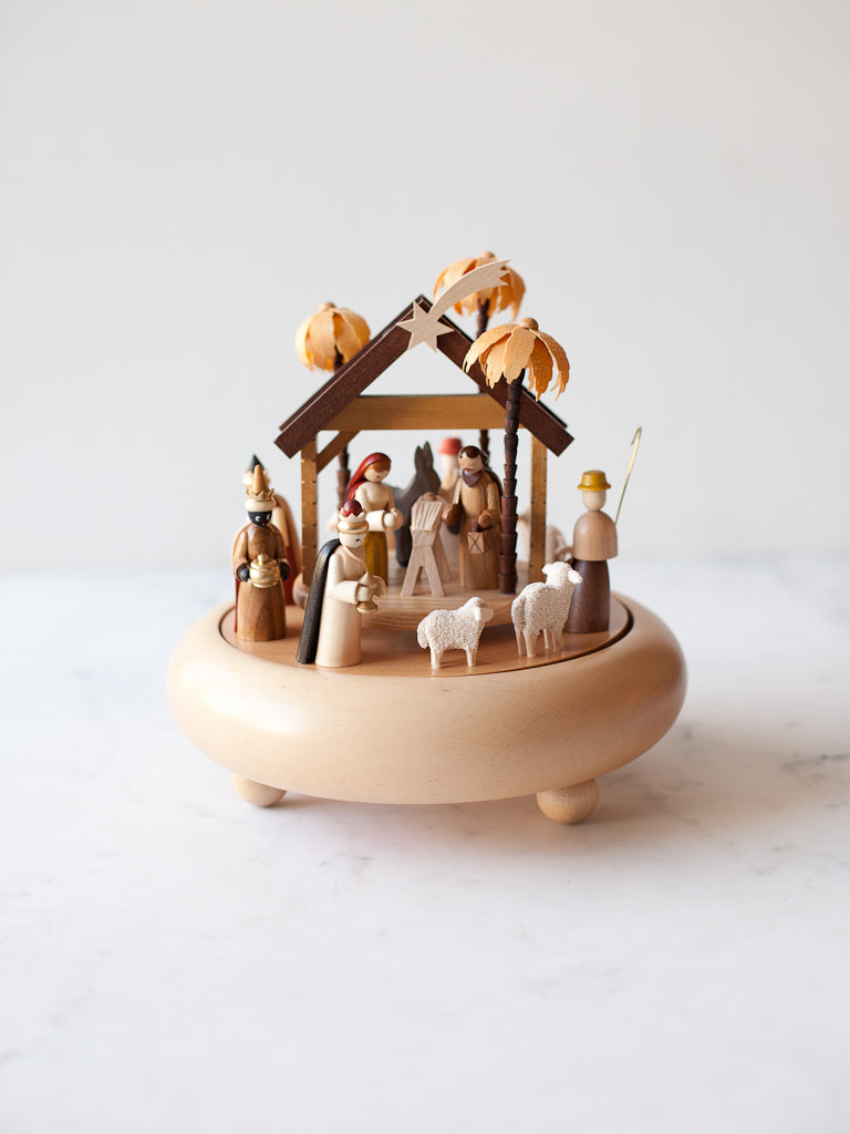Full Nativity Music Box – Heirloom Art Co.